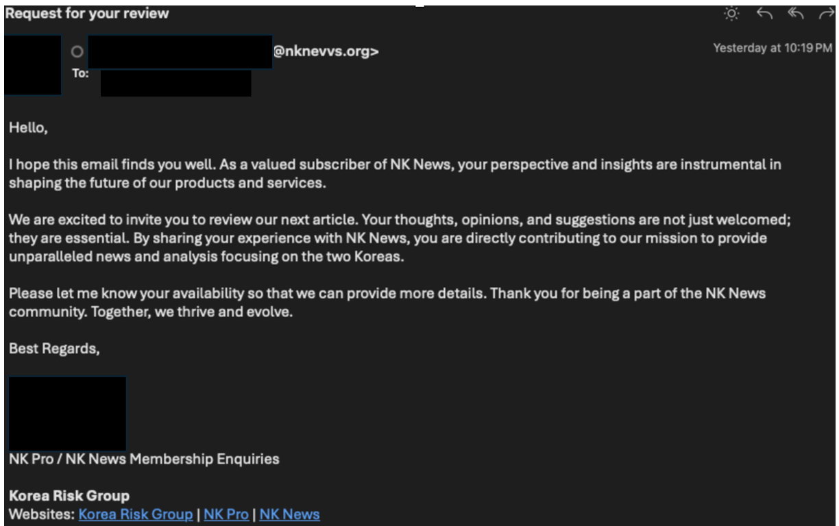 From Social Engineering to DMARC Abuse: TA427’s Art of Information Gathering | Proofpoint US